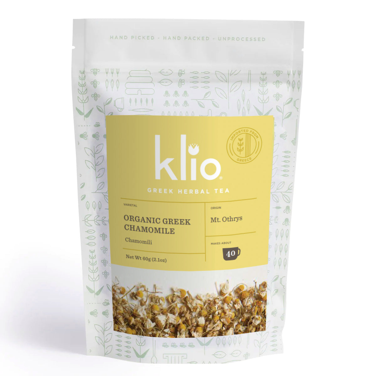 Organic Greek Chamomile Tea - Mount Othrys | Klio Tea