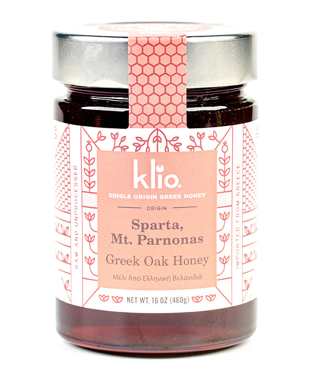 Greek Oak Honey - Sparta, Mt. Parnonas 16oz | Klio Tea